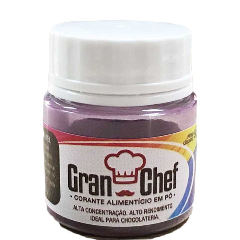 Corante em Pó Lipossolúvel para Chocolate Roxo 5g GRAN CHEF - Loja ...