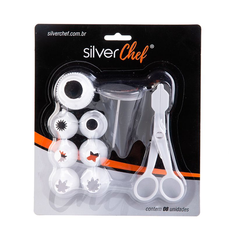 Kit Confeitaria SILVER CHEF - Loja Santo Antonio