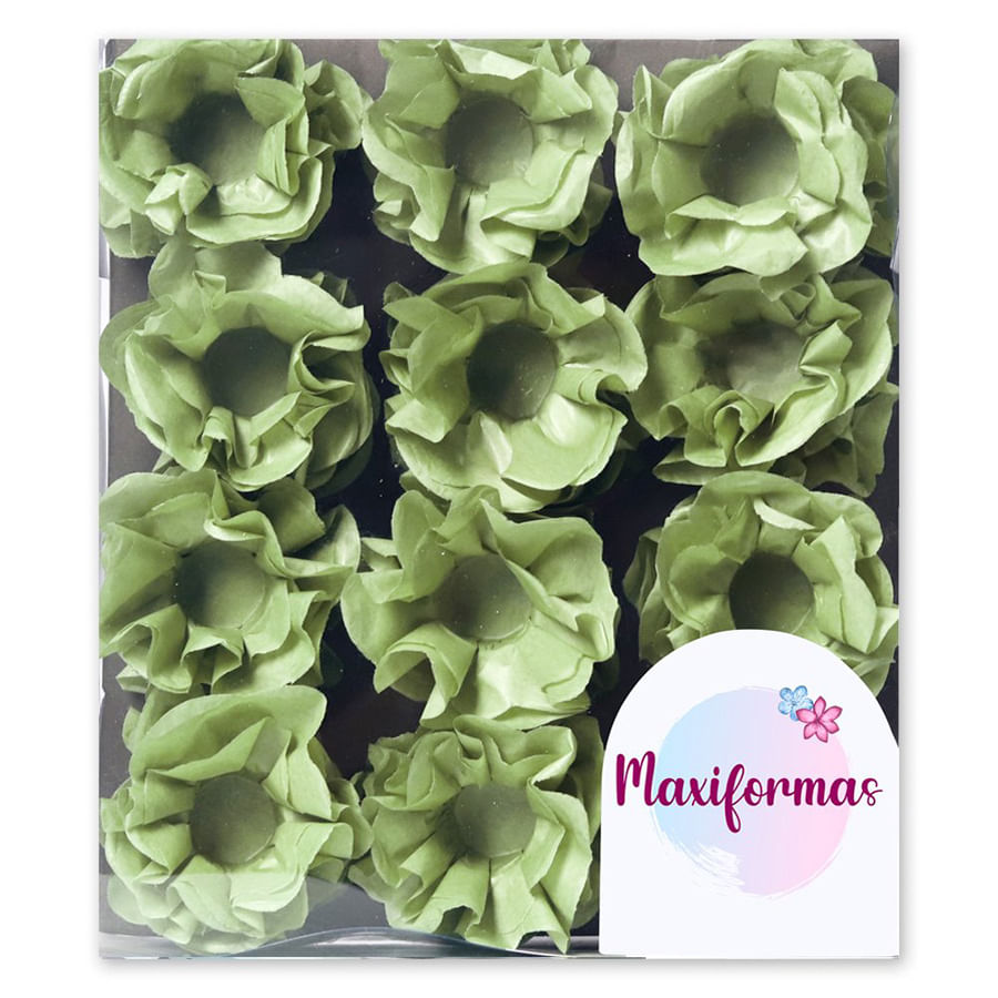 Forminha Decorativa Happy Mono Pistache 50 Unidades Maxiformas Loja