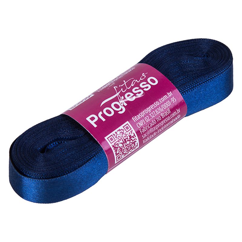 Fita Cetim 15MMX10M CF003 COR215 Azul Marinho PROGRESSO - Loja Santo ...