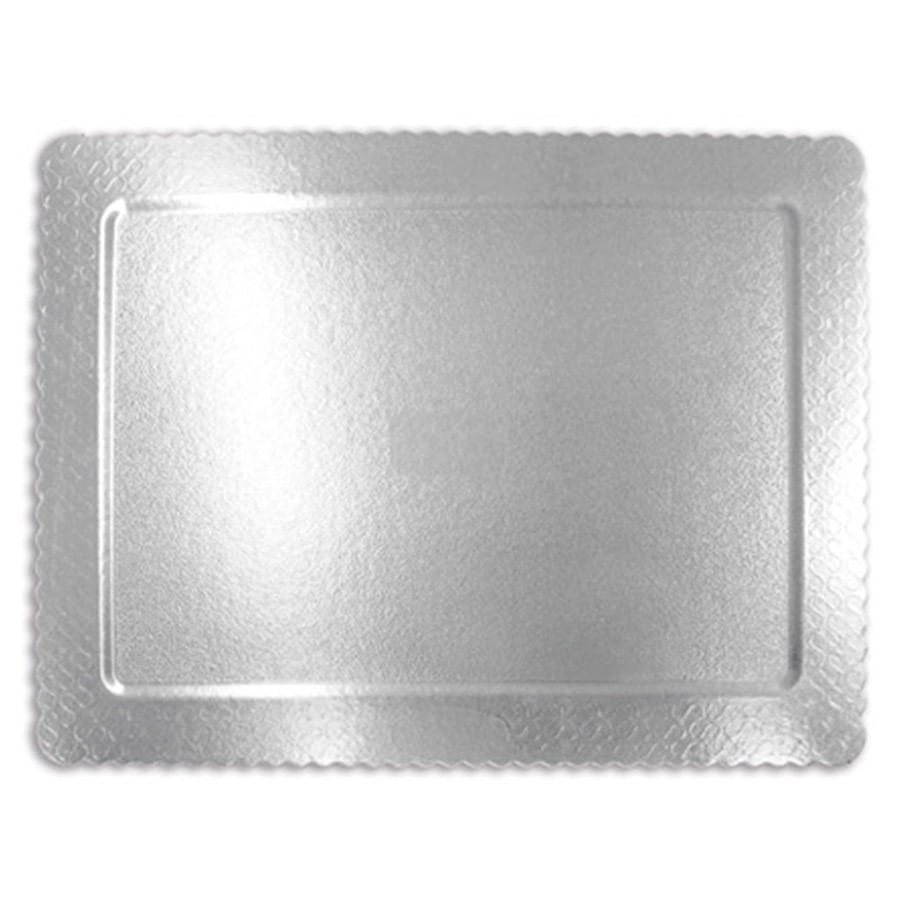 Cakeboard Base Para Bolo Retangular 40x30cm Prata - ULTRA FEST - Loja ...