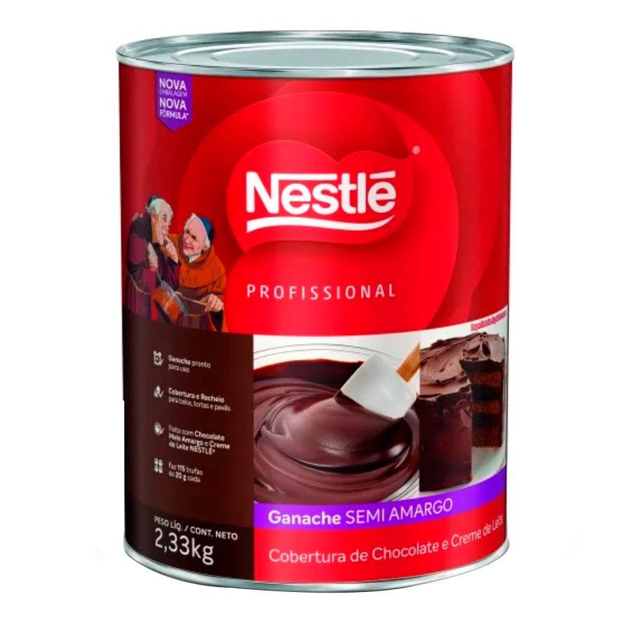 Recheio Ganache NPRO 2,33KG NESTLE - Loja Santo Antonio