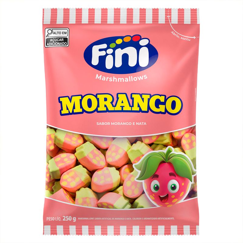 Marshmallow Morango 250G FINI - Loja Santo Antonio